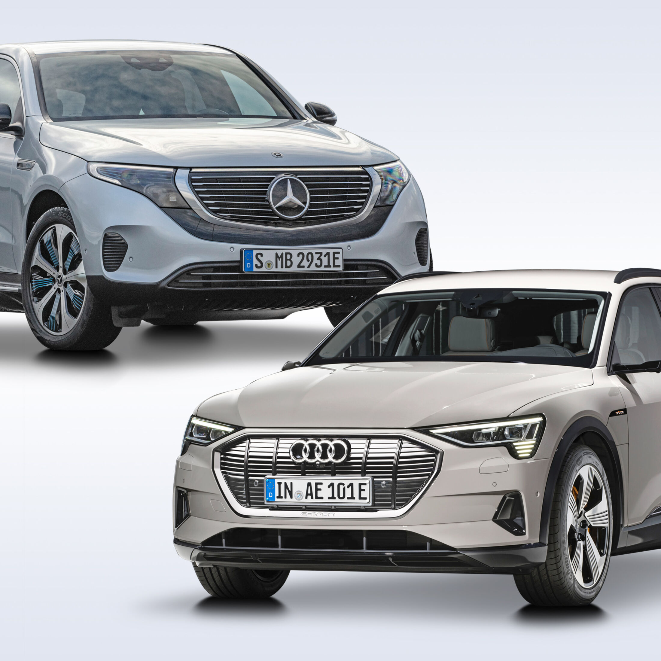 Audi e tron v mercedes eqc store